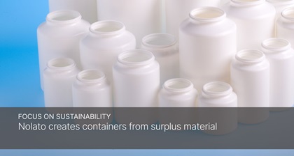 Containers from surplus material