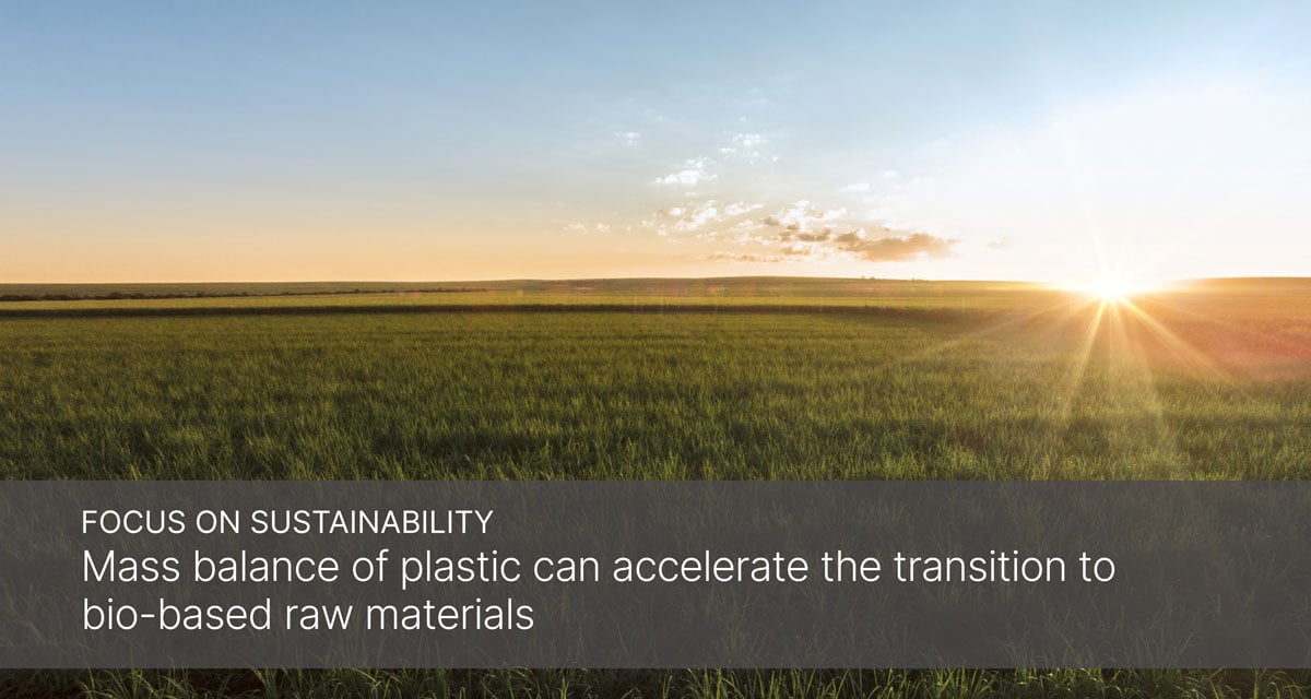 Mass balance of plastic